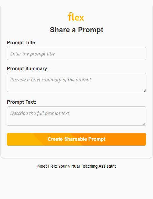 Share AI Prompts with Students in Seconds