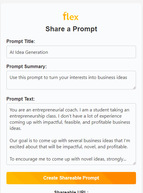 Share AI Prompts with Students in Seconds